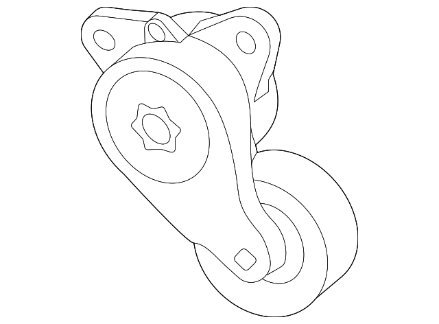 2013-2018 Infiniti Serpentine Tensioner 11955-3JA0A | Faulkner Infiniti ...