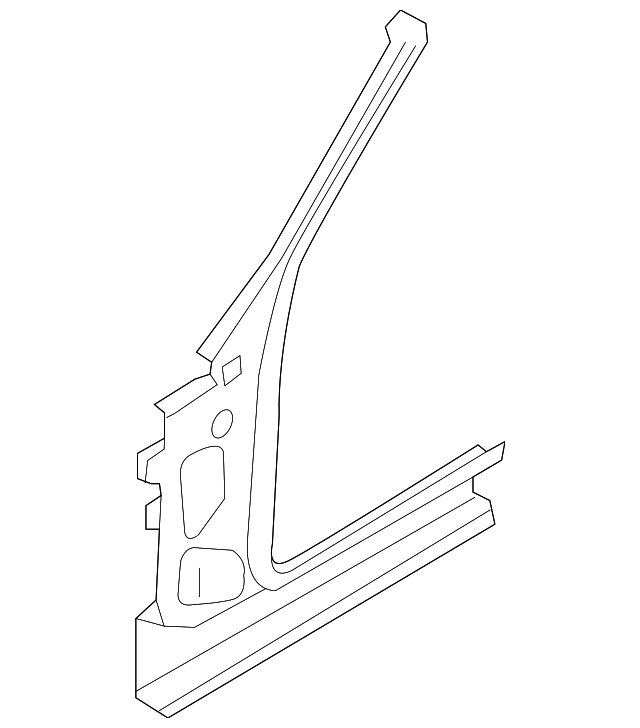 Genuine Porsche 971-810-007-Y-GRV |Inner Hinge Pillar | FREE Shipping ...