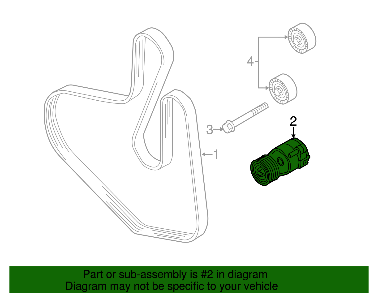 2006-2023 Volkswagen Belt Tensioner 022-145-299-L | OEM Parts Online