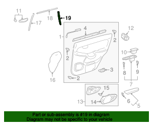 2003-2009 Lexus GX470 Tape 75928-60030 | OEM Parts Online