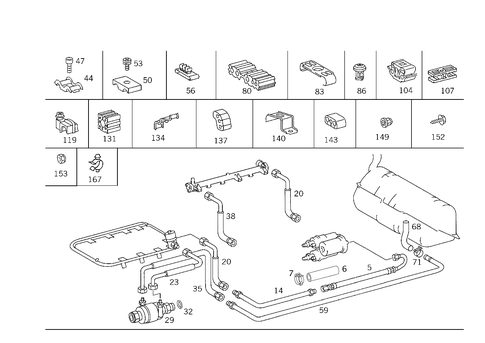 Fuel Lines for 1993 Mercedes-Benz 300 SD | Mercedes-Benz USA Parts