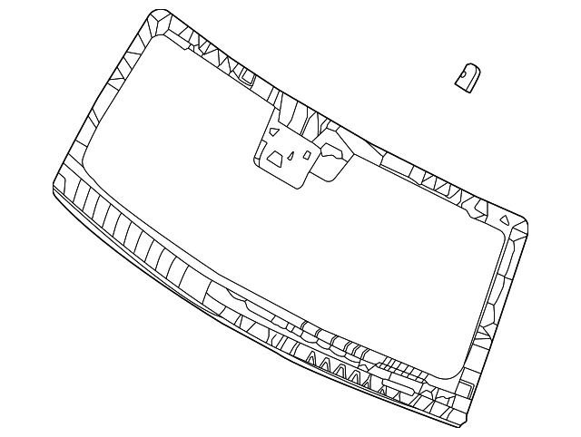 Genuine OEM Ford Part - Windshield N2DZ-7803100-A | Genuine OEM Ford ...