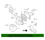 2008-2010 Subaru Air Inlet Duct Clip 909140038 | Subaru Parts For You