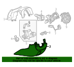 2019-2022 GM Black Instrument Panel Steering Column Lower Trim Cover ...