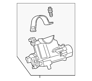 2019-2023 GM Ignition and Start Switch Housing 84990323 GM ...