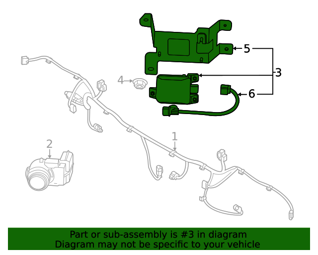 99150-K0100 - Blind Spot Radar 2020-2022 Kia Soul | Kia.Parts Store