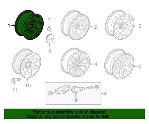 2015-2020 GMC Wheel 20937770 GM | GMPartsDirect.com