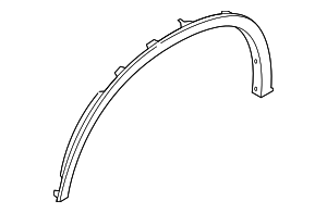 Genuine BMW 51-77-7-319-844 | Wheel Opening Molding | FREE Shipping on ...