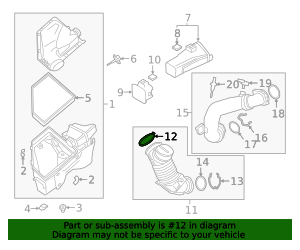 Genuine BMW 07-12-9-952-135 | Resonator Assembly Clamp | FREE Shipping ...