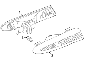 2008-2009 Jaguar Side Reflector C2C35381 | OEM Parts Online