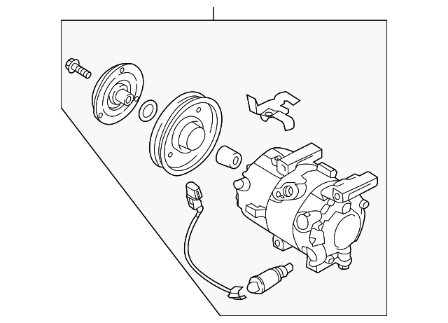 2014-2019 Kia Compressor Assembly 97701-A5502RU | QuirkParts