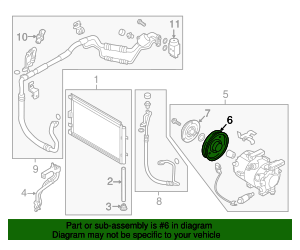 97643-3X500 - Clutch & Pulley 2014-2018 Kia | Kia.Parts Store