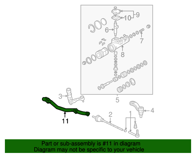 12479169 - Steering Linkage Relay Rod 2003-2023 GM | AutoNationParts.com