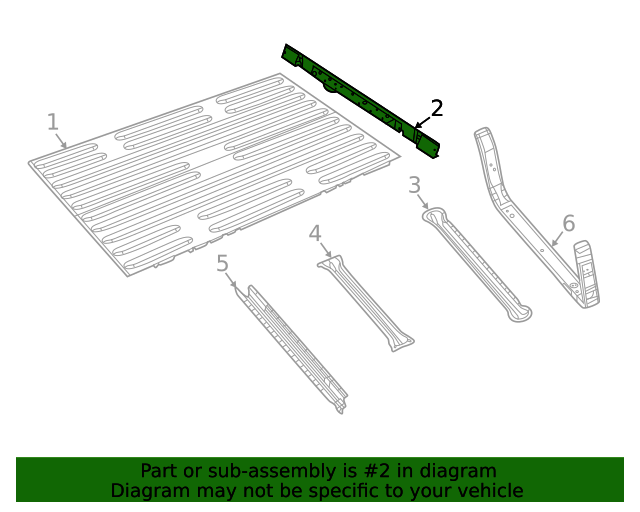 2019-2020 Ram 1500 Closure Panel 68298538AB | TascaParts.com