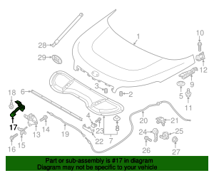 2014-2019 Kia Soul OEM NEW 2014-19 Kia Soul Hatchback Hook & Release ...