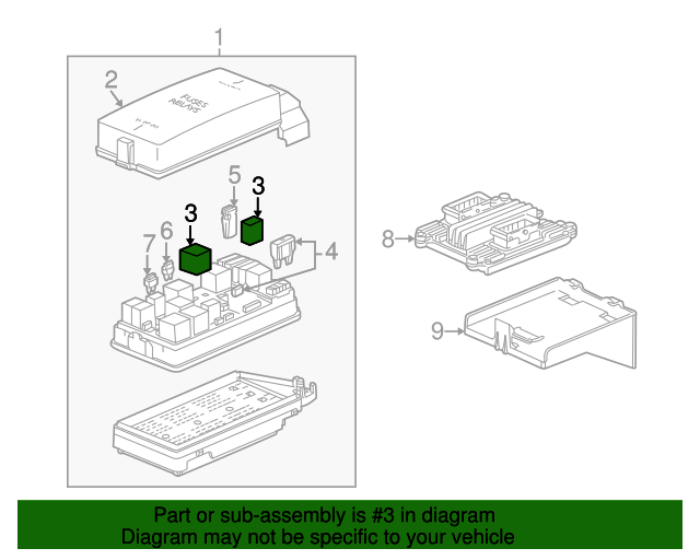 1990-2018 GM A/C Cmpr Relay (Replaces Part Numbers 15328864 and ...