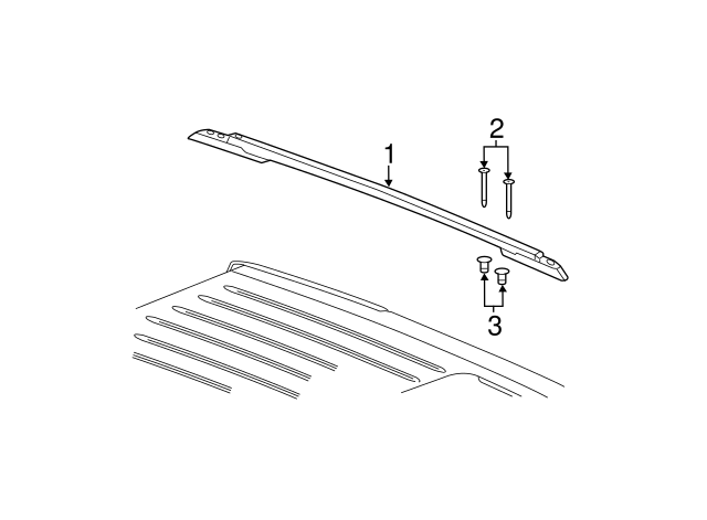 2011-2019 Mopar Roof Luggage Carrier Side Rail Nut 6509876AA ...