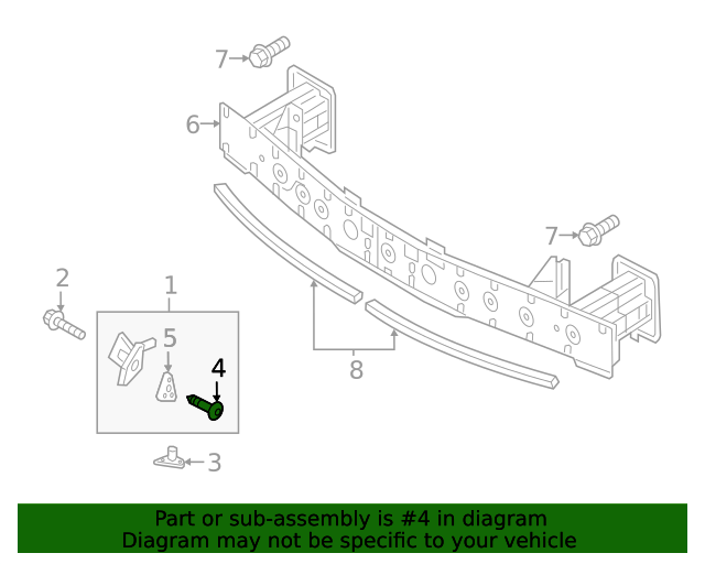 2004-2024 Mazda Mount Bracket Screw 9973-50-410 | RealMazdaParts.com