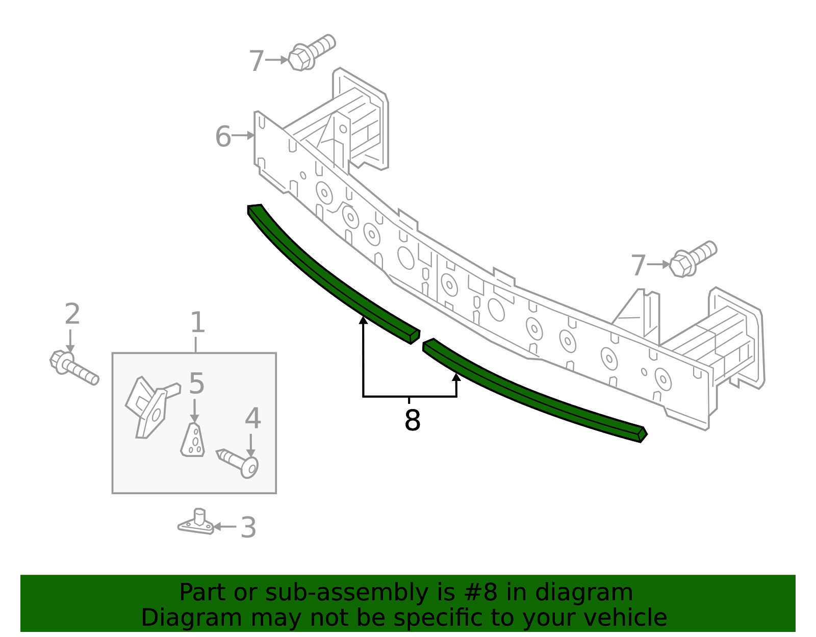 BCKA-50-2G1A - Impact Bar Seal Strip 2019-2024 Mazda 3 | Florida Mazda ...