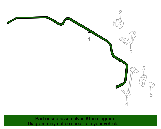 2017-2024 Nissan GT-R Stabilizer Bar 56230-6AV0A | Temecula Nissan Parts