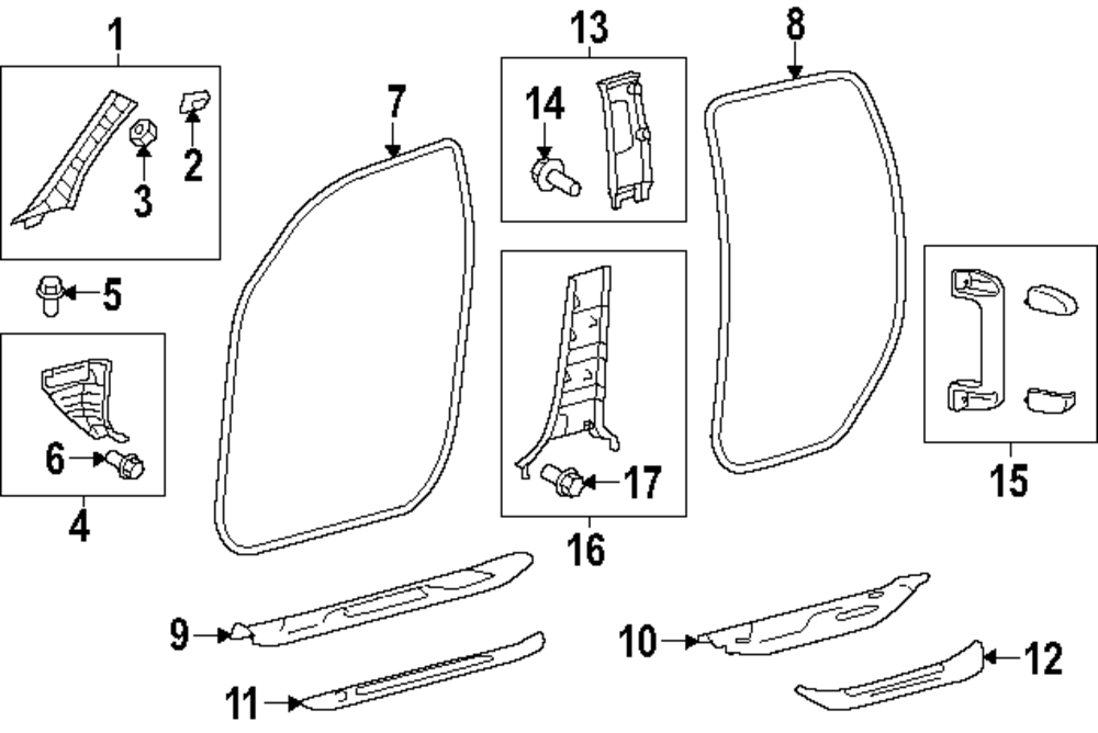 2024 Toyota Tacoma Kick Panel 62111-AK010-C0 | Toyota San Diego Parts