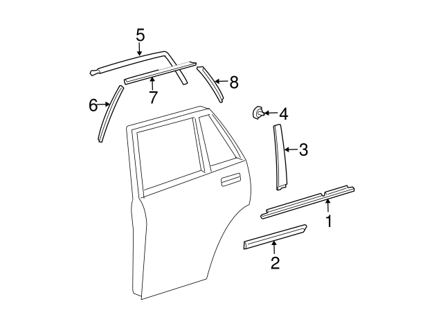 Lexus OEM Stripe Tape Part# 75979-0E010 | OEM Vehicle Parts