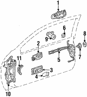 Lexus SC300 Door Handles | Discount Parts Monster