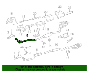221-490-98-20-80 - Exchange Exhaust Gas 2011-2014 Mercedes-Benz ...