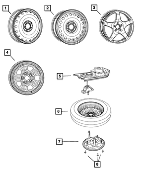 2011-2024 Mopar Wheel-Steel 4755212AC | Mopar eStore