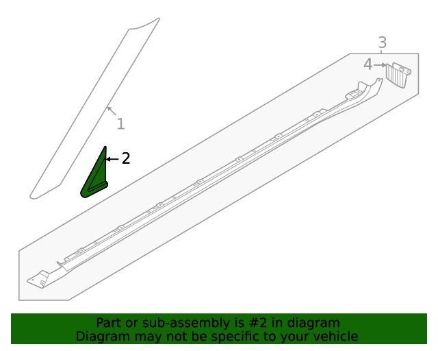 86210-R0000 - Corner Trim 2022-2023 Kia Carnival | Kia.Parts Store