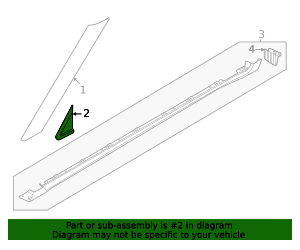 2022-2024 Kia Carnival | Corner Trim | 86190-R0000 | Kia Auto Parts