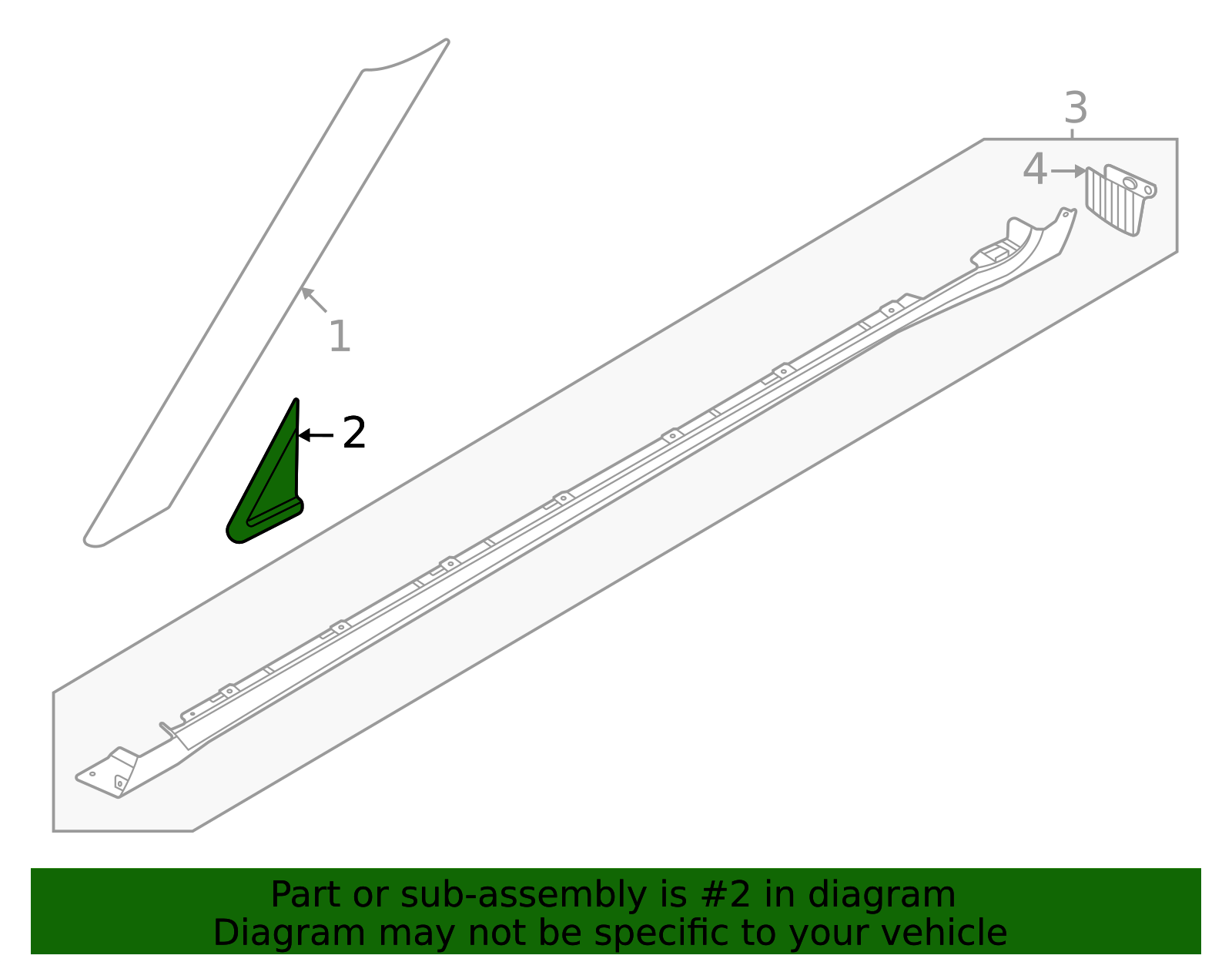 2022-2024 Kia Carnival | Corner Trim | 86190-R0000 | Kia Auto Parts