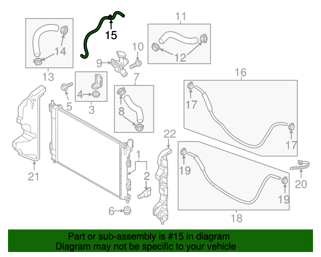 25451-B2000 - Overflow Hose 2014-2019 Kia Soul | Kia.Parts Store