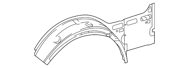 447-610-00-74 - Wheelhouse Panel 2016-2020 Mercedes-Benz Metris ...