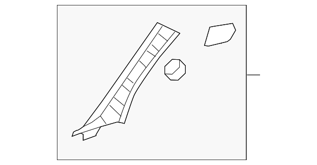 2014-2021 Toyota Tundra Windshield Pillar Trim 62220-0C060-E0 | Toyota ...