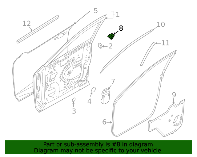 2021-2023 Nissan Rogue Corner Cover 802D4-6RR0B | Nissan Parts Store
