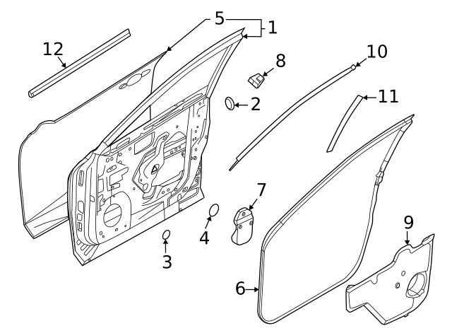 80816-6RA0A - Black Out Tape 2021-2024 Nissan Rogue | Nissan Parts ...