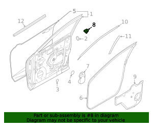2021 Nissan Rogue Corner Cover 802D5-6RR0B | TascaParts.com