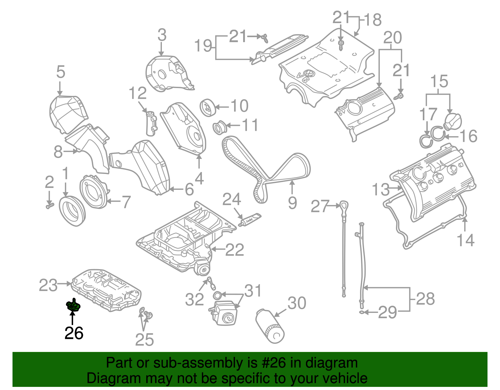 2000-2007 Volkswagen Engine Oil Level Sensor 1J0-907-660-B | Wolfsburg ...