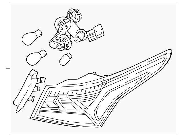 2018-2022 Hyundai Accent Tail Lamp Assembly 92402-J0010 | OEM Hyundai Parts