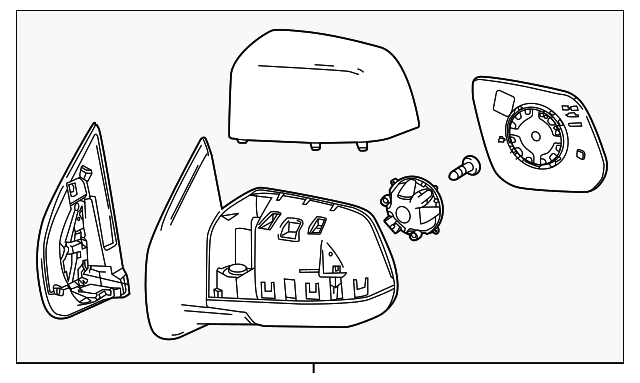 23304540 Mirror - New OEM Part From GM Parts Direct | GM Parts Store