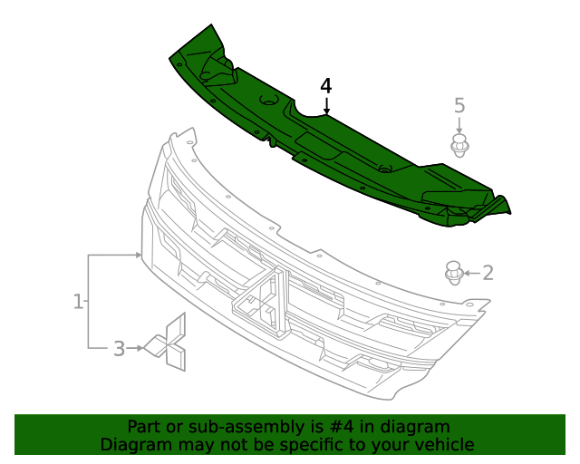 2020-2021 Mitsubishi Outlander Sport Sight Shield 6405A278 ...