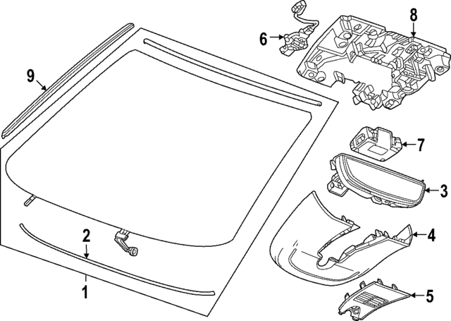 2023-2024 Cadillac LYRIQ Mount Plate 85660358 | TascaParts.com