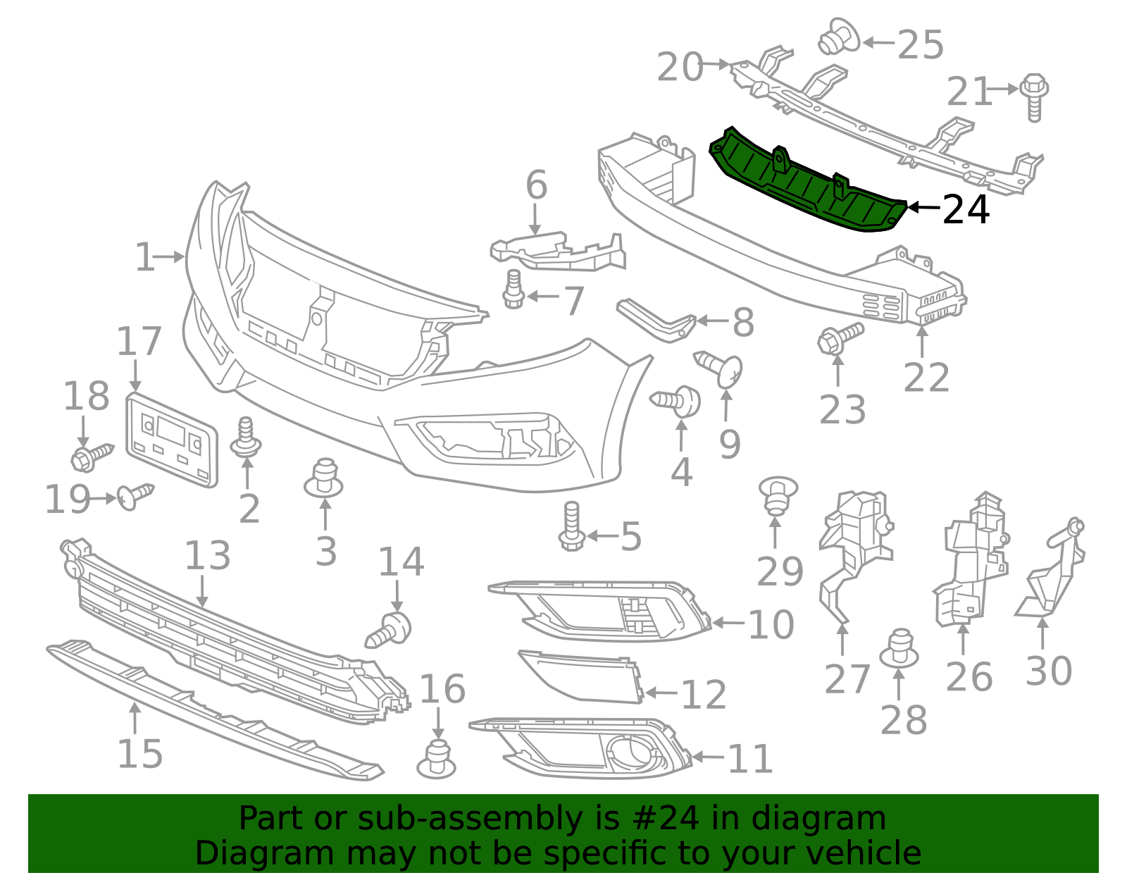 71170-TBA-A50 - 2019-2021 Honda Civic - Outer Support | Genuine Honda Parts