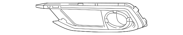 71180-TBA-K50 - Garnish Assembly, R Front Bumper Side - 2019-2020 Honda ...
