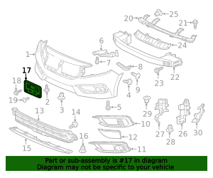 71145-TBA-A50 - License Frame 2019-2021 Honda Civic | Honda Parts Online