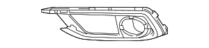 71180-TBA-K50 - Garnish Assembly, R Front Bumper Side - 2019-2020 Honda ...