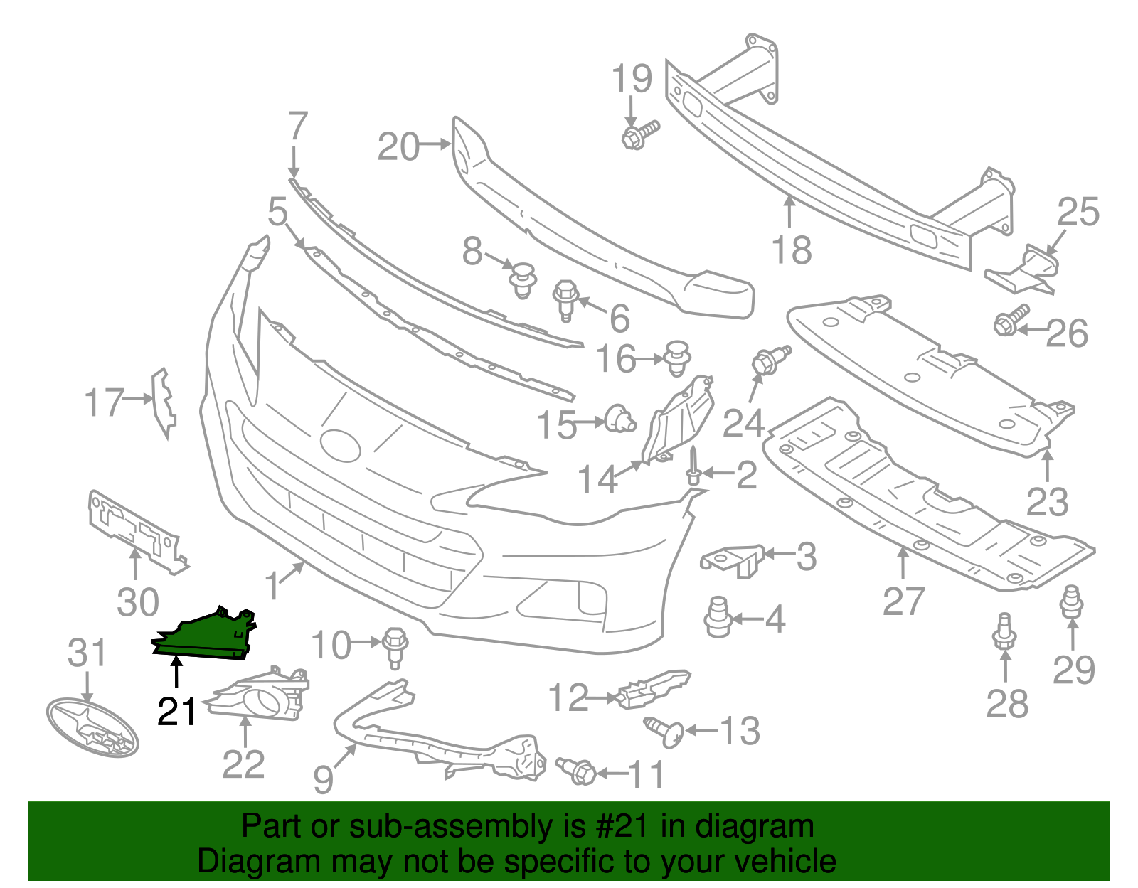 57731CA260 - 2013-2016 Subaru BRZ - Bezel | Subaru Parts HQ