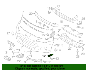 2013-2020 Subaru BRZ Side Bracket - Driver's Side (LH) 57707CA050 ...