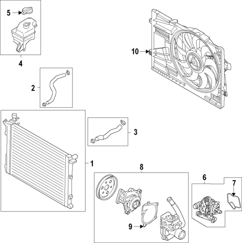 Radiator & Components for 2021 Kia K5 | Kia.Parts Store
